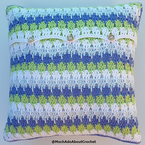 Ravelry: Daffodil Granny Square Cushion pattern by Susan Mukumi