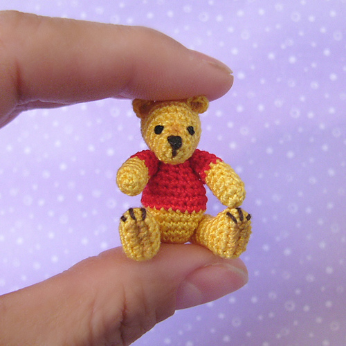 Ravelry: Miniature Pooh Bear pattern by Mariella Vitale
