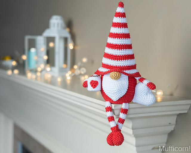 Ravelry: Gnome with cup and heart pattern by Olga Chemerys