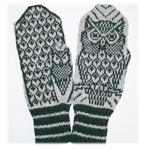 Ravelry: Nattugla | Night Owl Mittens pattern by Jorid Linvik