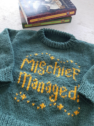 Ravelry: Mischief Managed Sweater pattern by MuisKnitting