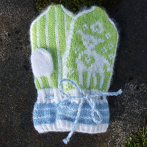 Ravelry: Lille Lam | Little Lamb Mittens pattern by Jorid Linvik