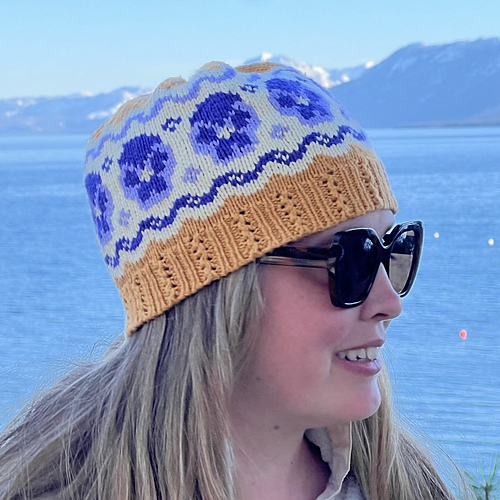 Ravelry: Viola Tricolor Hat pattern by Kimberly Kalnoki