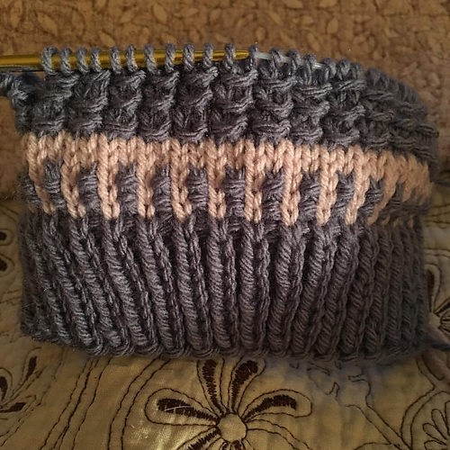 Ravelry: Two-Toned Texture Beanie pattern by Candie Taylor-Maddox