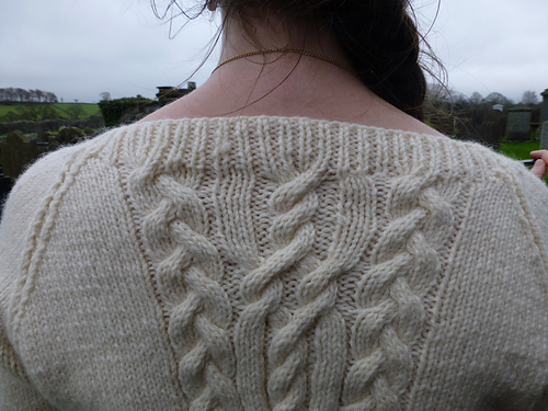 Ravelry: Modern Cable Sweater pattern by Munro Sisters3