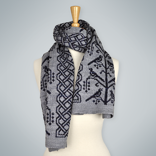 Ravelry: Celtic Birds Wrap pattern by Munro Sisters3