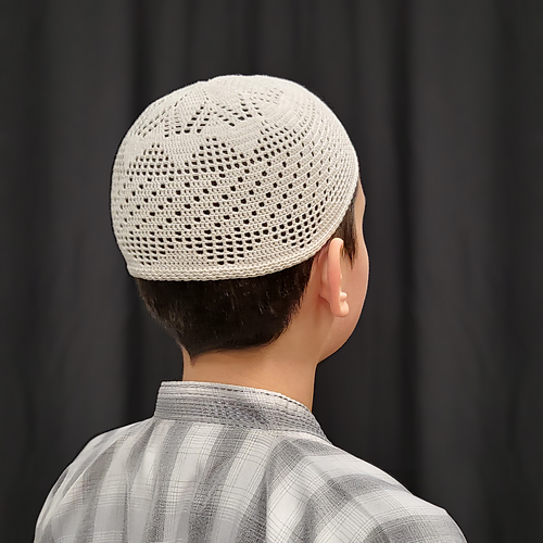Ravelry: C10 Filet Kufi: Classic Sides pattern by MuslimStitchcraft