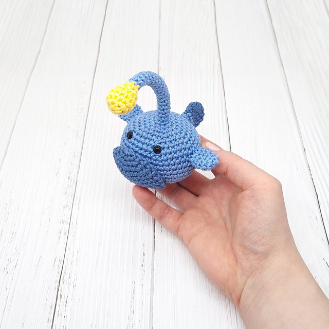 Ravelry: Small Angler Fish pattern by My Amigurumi Farm