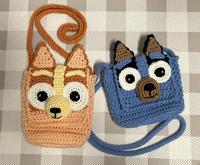 Ravelry: Bluey and Bingo Bag pattern by Angie Fivecoat