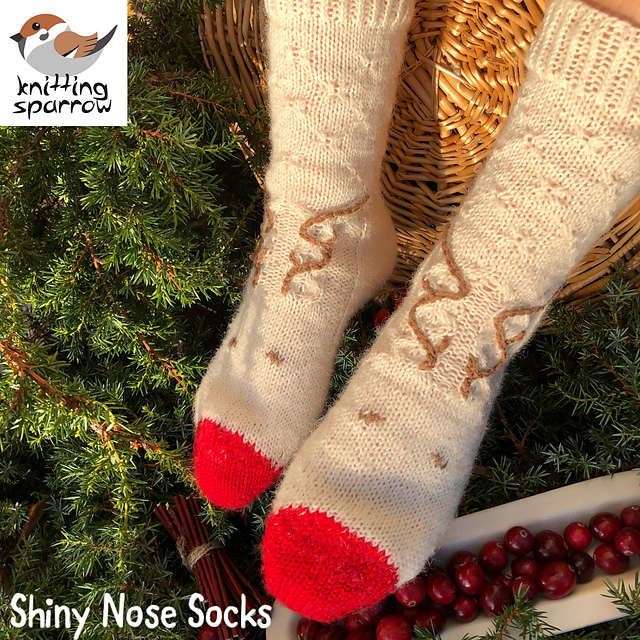 Ravelry: Shiny Nose Socks pattern by Agnieszka Wróblewska