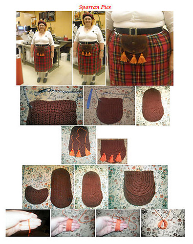 Ravelry: Crocheted Sporran pattern by Debbie Gerrard