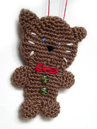 Ravelry: Gingerbread Cat pattern by Ana Yogui