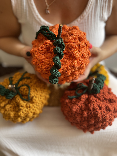 Ravelry: Bumpy Pumpkin pattern by K.A.M.E. Crochet
