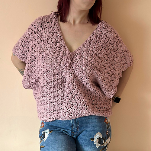 Ravelry: Blooming Thistle Top pattern by K.A.M.E. Crochet