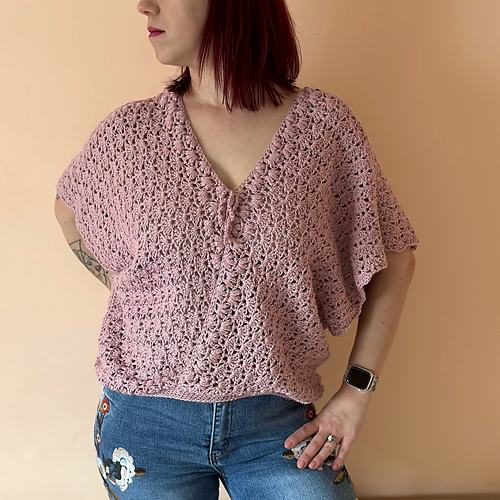 Ravelry: Blooming Thistle Top pattern by K.A.M.E. Crochet