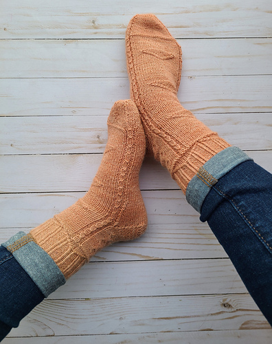 Ravelry: Walking Through Cairo Socks pattern by Natasha Kaitlin