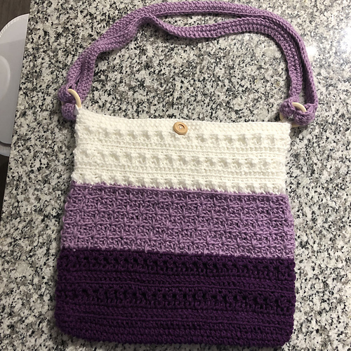 Ravelry: Stitch Sampler Bag pattern by Regina P Designs