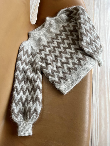 Ravelry: PUFFY ZIGZAG pattern by NORgardknitters