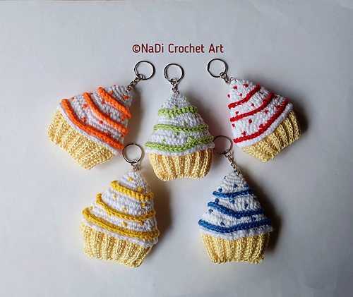 Ravelry: Cupcake keychain pattern by Nadi Steiner