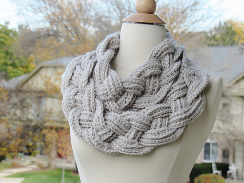 Ravelry: Double Layered Braided Cowl pattern by CrochetDreamz
