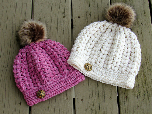 Ravelry: Pearl Puff Stitch Beanie pattern by CrochetDreamz