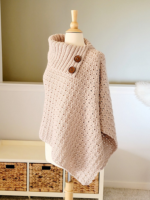 Ravelry: Vienna Wrap Poncho pattern by CrochetDreamz