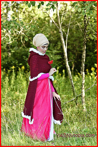 Ravelry: Enchanted Rose Cape pattern by Nadia Fuad