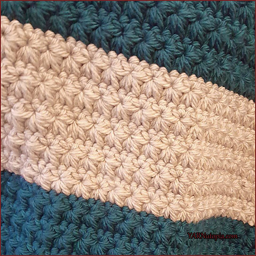 Ravelry: Star Stitches and Stripes Chunky Blanket pattern by Nadia Fuad