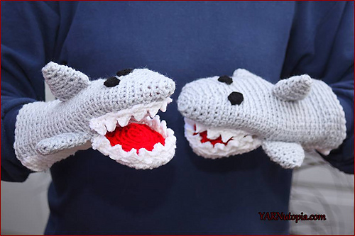 Ravelry: Great White Shark Hand Puppet pattern by Nadia Fuad