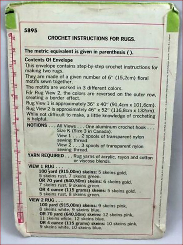 Ravelry: Hexagonal Rug pattern by Simplicity Pattern Company