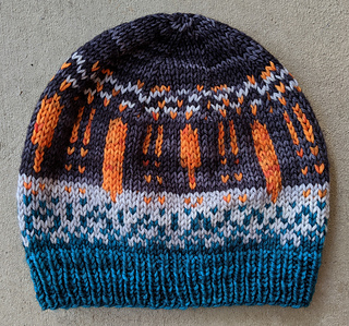 Ravelry: Hawai'i Volcanoes Beanie pattern by Nancy Bates