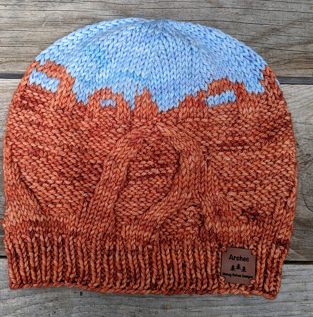 Ravelry: Arches Beanie pattern by Nancy Bates