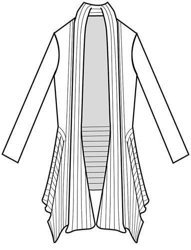 Ravelry: Slanted Rib Jacket Hand Knit pattern by Nancy Roberts