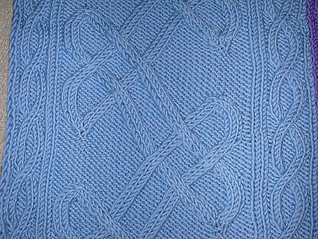 Ravelry: Celtic Knot Afghan pattern by Nicky Epstein