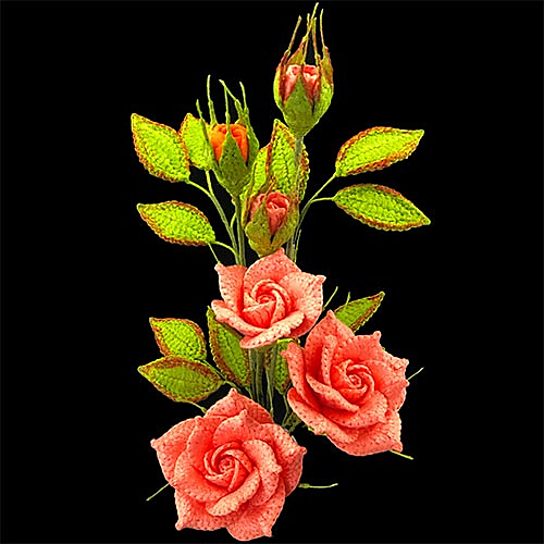 Ravelry: Mini Rose pattern by Natagor Finlayson