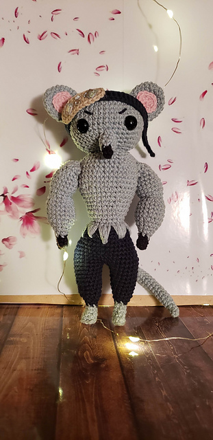 Ravelry: Ratón ninja de Uzui tenge pattern by Natalia Vidal