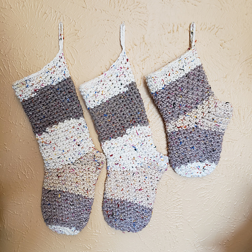 Ravelry: Jingle Bells Christmas Stockings Set pattern by Salena Baca