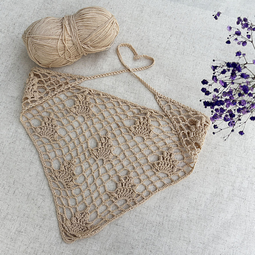 Ravelry: Lace Kerchief Headwrap pattern by Natalie Lviv