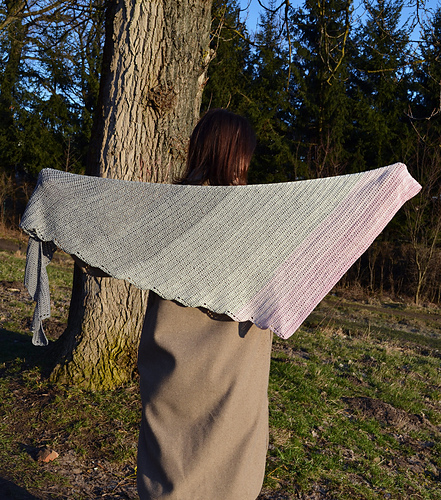 Ravelry: Dragon Tail Shawl pattern by Natalie Lviv