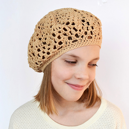 Ravelry: Lace Summer Beret pattern by Natalie Lviv