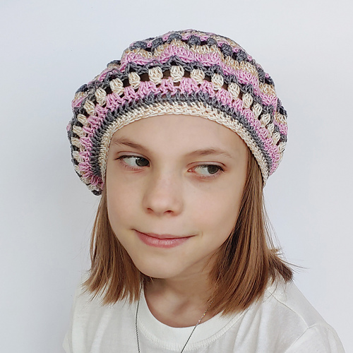 Ravelry: Lace Summer Beret Mandala pattern by Natalie Lviv