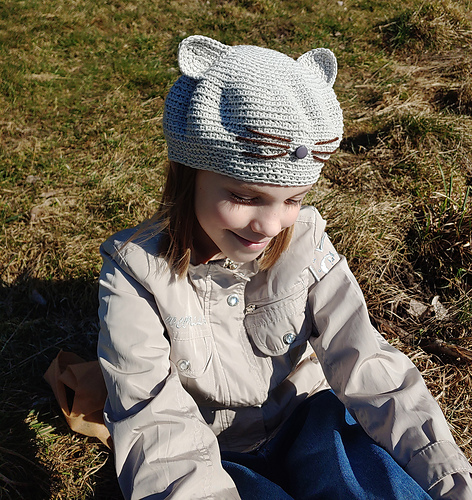 Ravelry: Hat Beret with cat ears pattern by Natalie Lviv