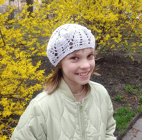 Ravelry: Lace Beret 2 pattern by Natalie Lviv