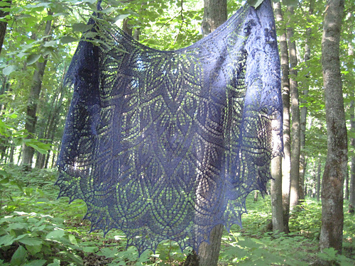 Ravelry: Mystical Forest Lace Shawl pattern by Anna Victoria