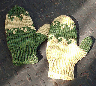 Ravelry: Shipping Green Water Mittens pattern by Laura Thomas & Heidi ...