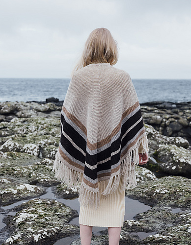 Ravelry: Faroese Shawl with Stripes (Adult) pattern by Tóra Joensen