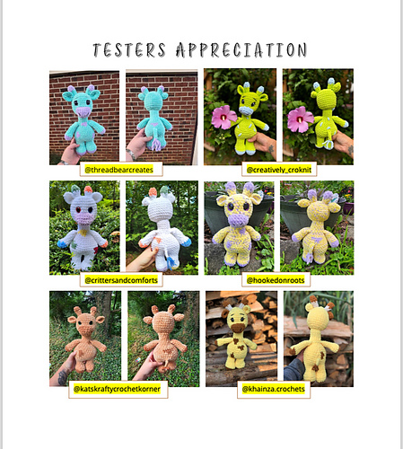 Ravelry: Gia the Giraffe (Standing) pattern by Daisy Herrera