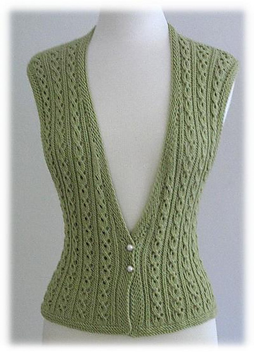 Ravelry: Rail Road Tracks Vest pattern by Nazanin S. Fard