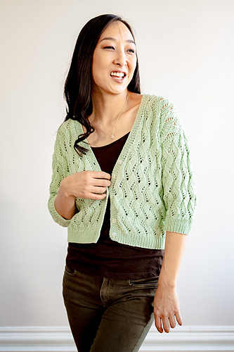 Ravelry: Spring Mint Cropped Cardigan pattern by Nazanin S. Fard