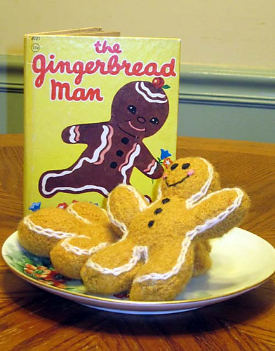 Ravelry: Knitted/Felted Gingerbread Man pattern by Anita M. Wheeless